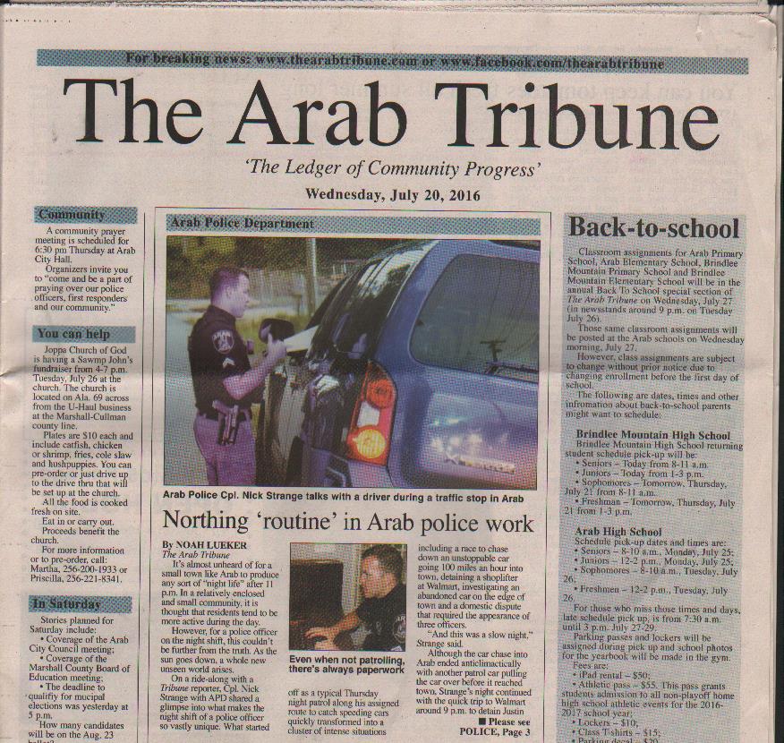 Arab Tribune and Metro | Connections