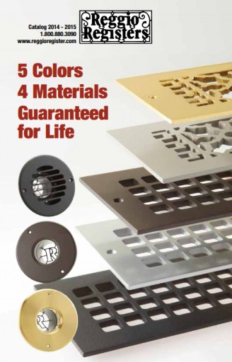 Reggio Register Catalog Blow-In | TSW US